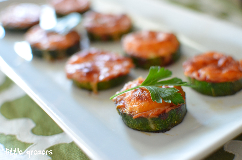 Mini Courgette Pizzas